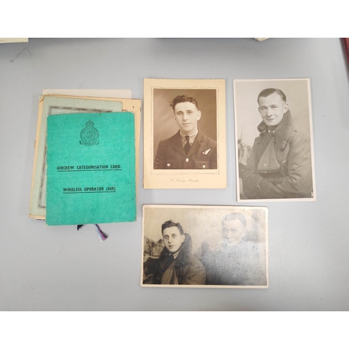Collection of ephemera belonging to F/Sgt T. Powley including WW2 RAF ...