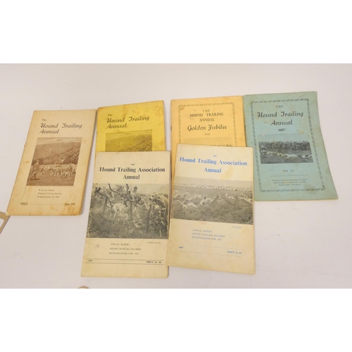 THE HOUND TRAILING ASSOCIATION. Annuals for 1956, 1957, 1962, 1964 ...