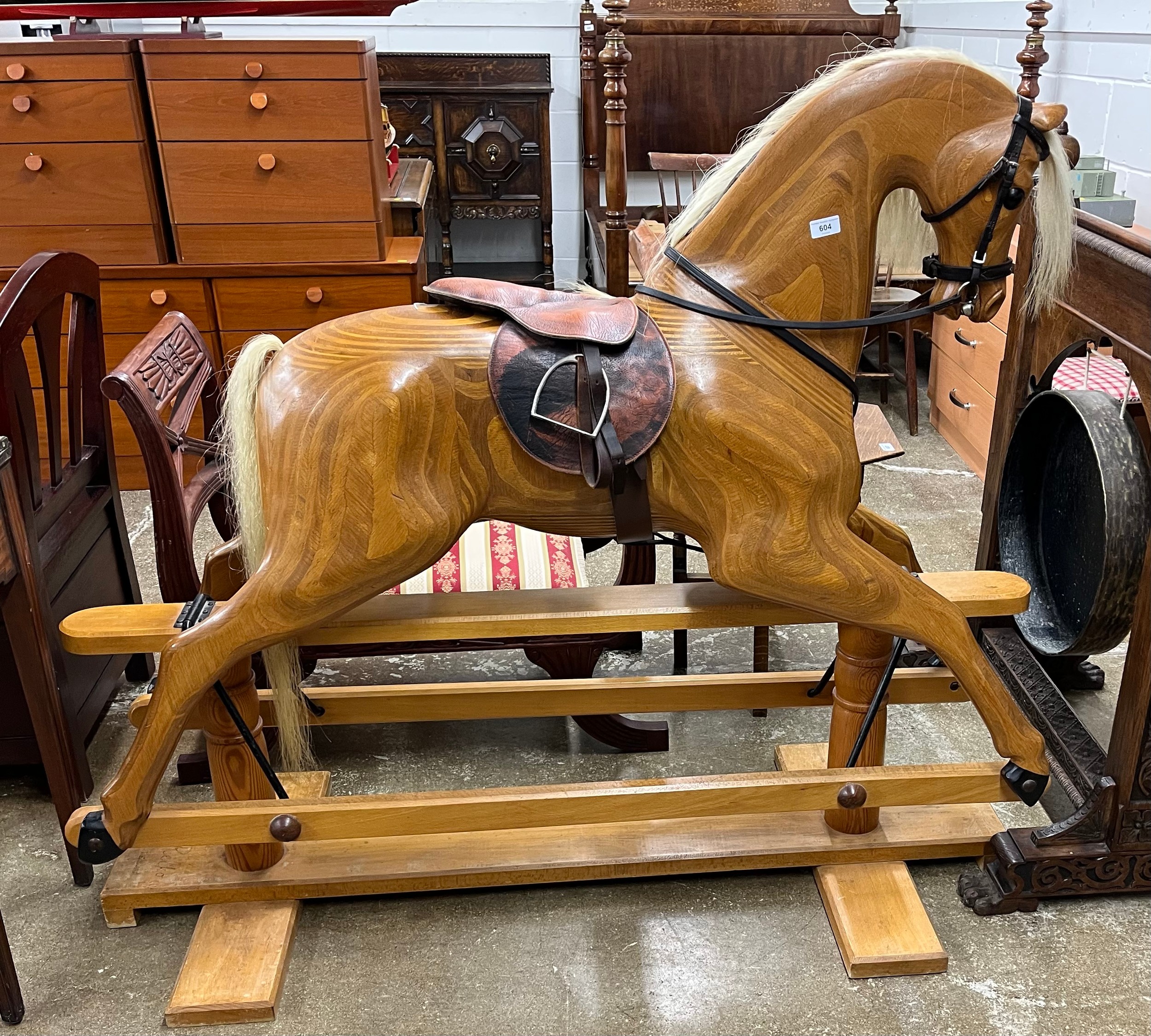 Relko wooden rocking horse