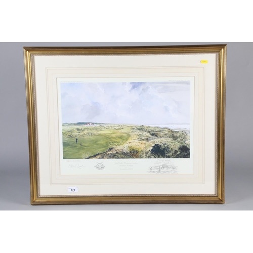 Kenneth Reed; 6th Hole Western Gailes; pencil signed limited edition ...