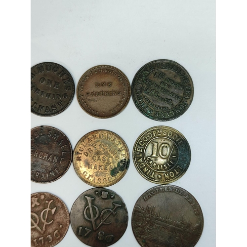 British & World Tokens & Currency: lot comprising of eight Victorian ...