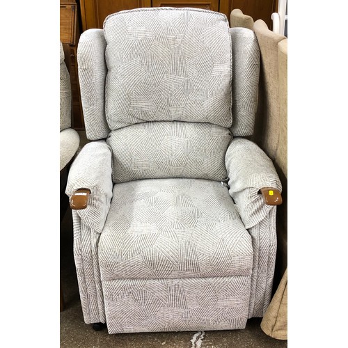 Reclining electric arm chair
