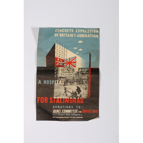 Vintage poster 'Concrete Expression of Britain's Admiration - A ...