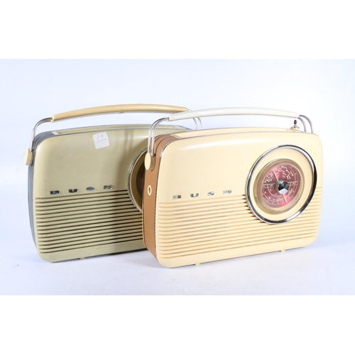 Two vintage Bush radios.