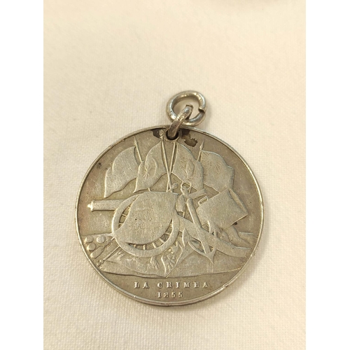 Crimea War- Medal group comprising of a British 1854 medal unnamed and ...