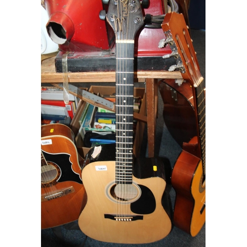 Florian six string acoustic guitar.