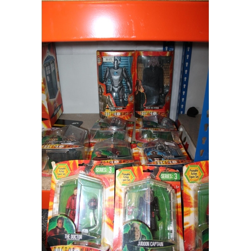 Doctor Who. Boxed c2004 action figures by Character comprising of a ...