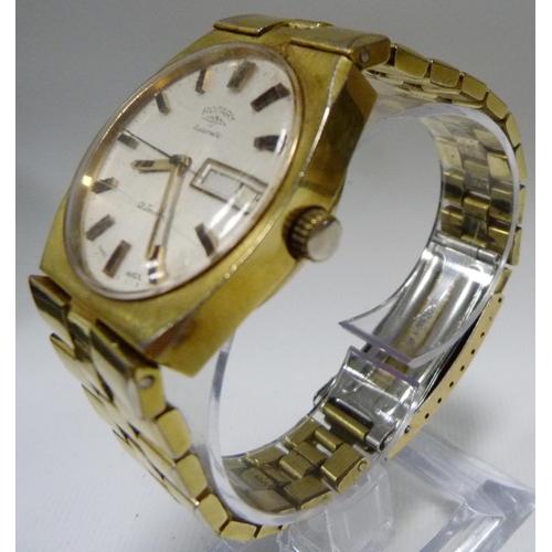 Rotary: Automatic 21 jewels gents wristwatch circa 1970s, stainless ...