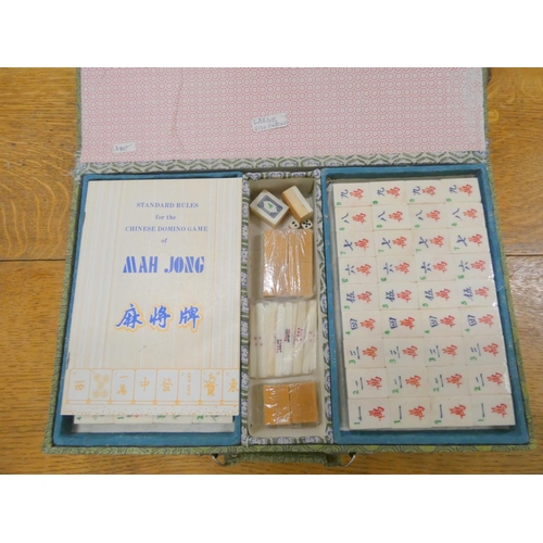 Modern Mah-Jong set in the box.