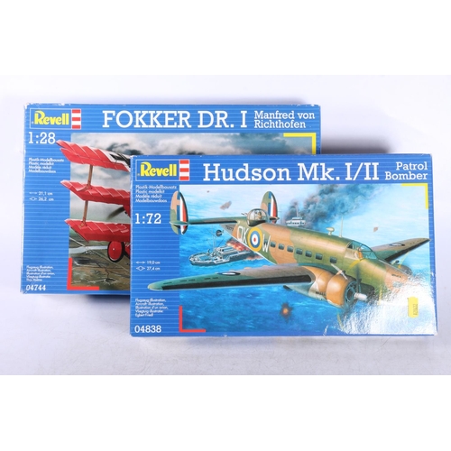 Revell model kits to include a Fokker E3, a Hudson MKII Patrol Bomber ...