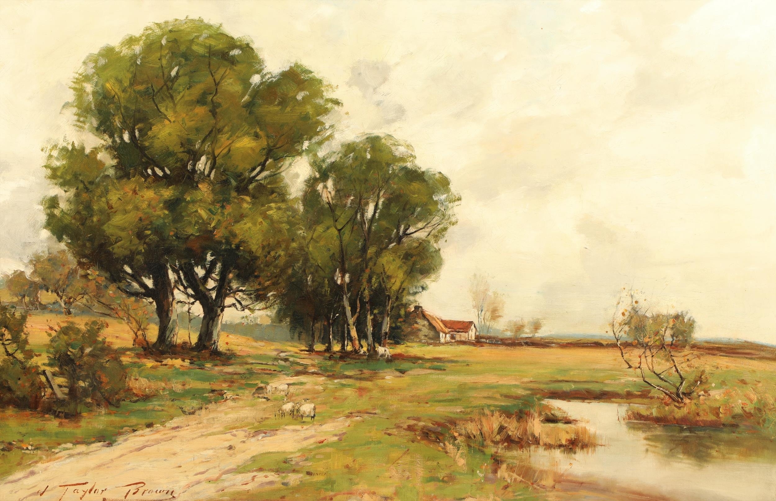 James Taylor Brown (Scottish 1868 - 1923) Framed oil on canvas, signed ...