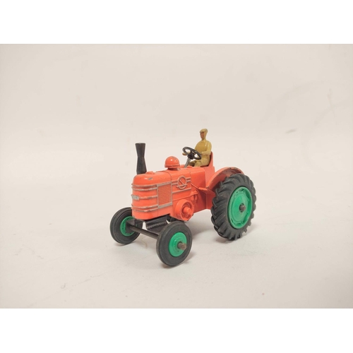 Dinky Toys. Six diecast tractors to include three Field Marshall ...