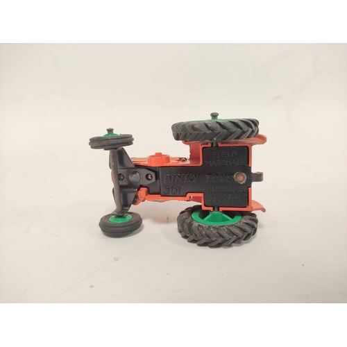 Dinky Toys. Six diecast tractors to include three Field Marshall ...