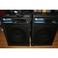 Music sound system comprising of two Laney speakers with floor stands ...