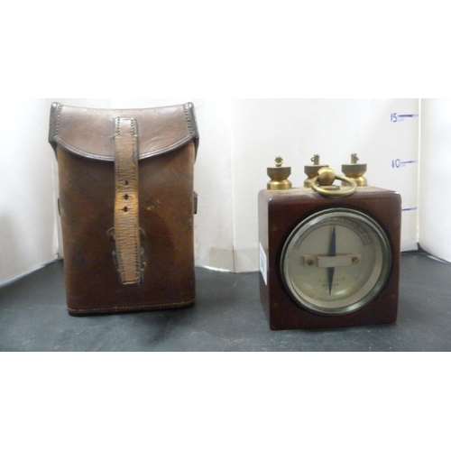 WWI period military issue volt meter by WG Pye & Co., no 5458, marked ...