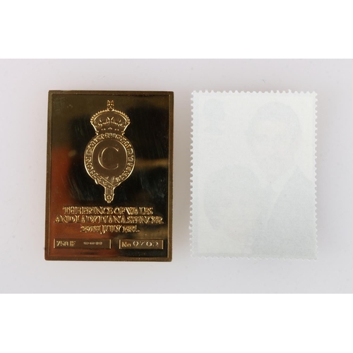 Hallmark Replicas Limited The Coronation Issue 18ct gold proof stamp ...