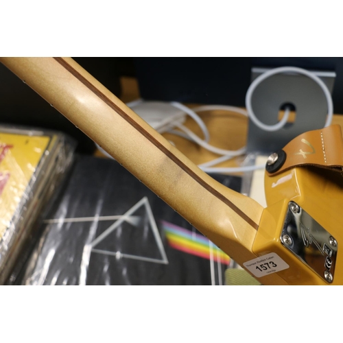 Fender Telecaster six string electric guitar with Fender strap in hard ...