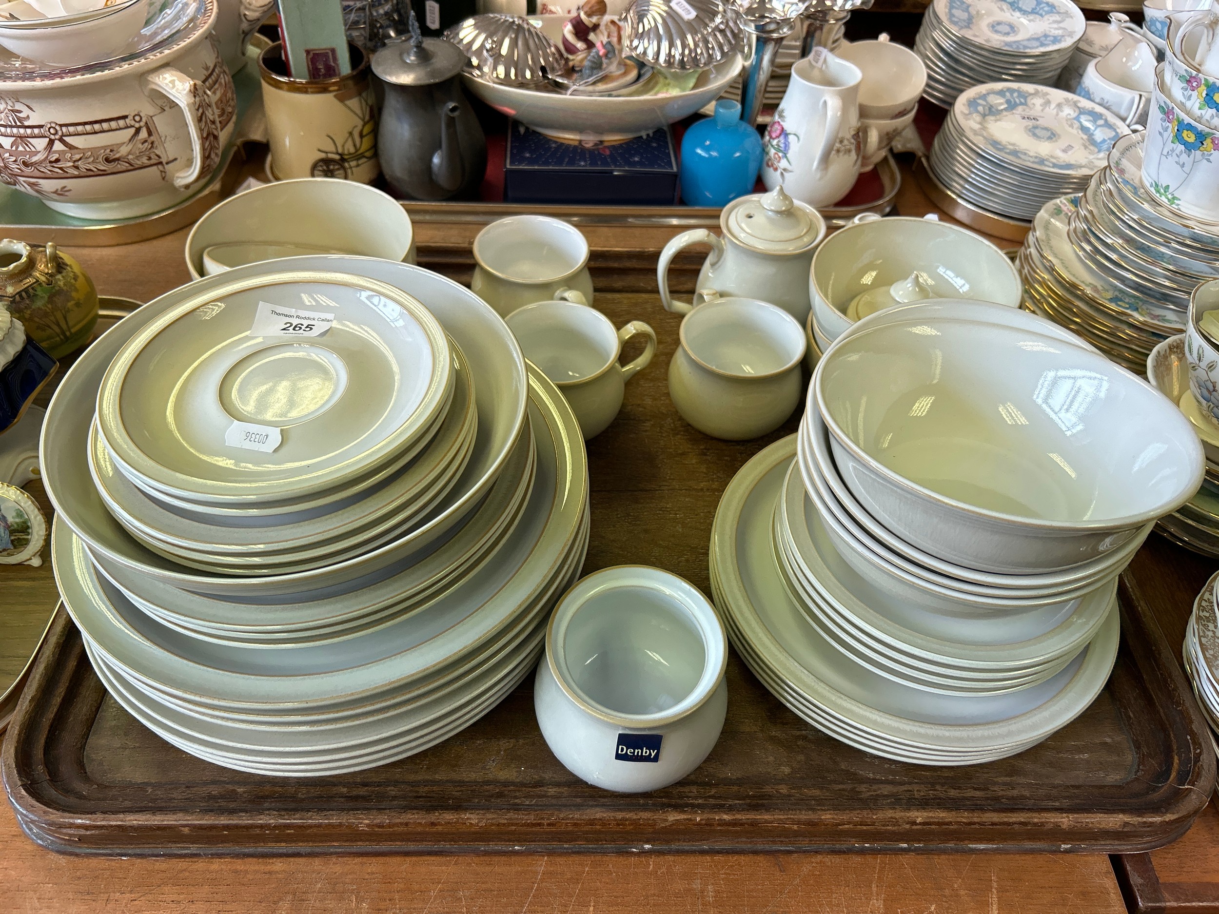 Denby linen tableware