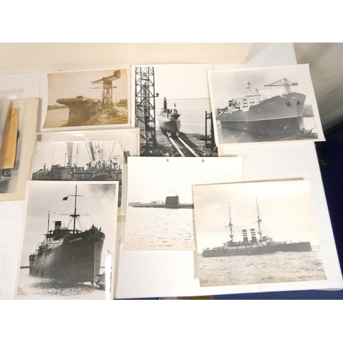 Shipbuilding - Barrow in Furness. Collection of 20 photographs of ...