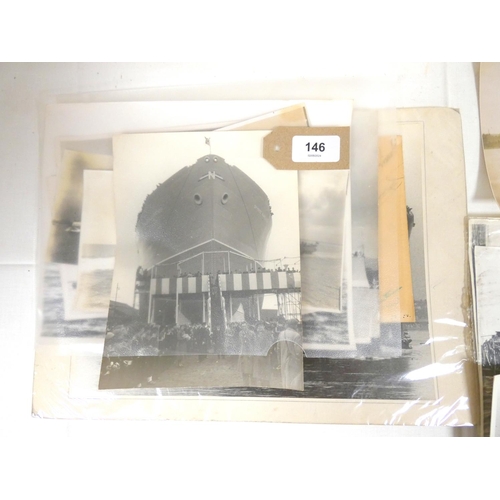 Shipbuilding - Barrow in Furness. Collection of 20 photographs of ...