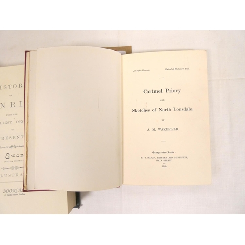 (FURNESS WILLIAM). History of Penrith by Ewanian. Frontis & illus. Dark ...