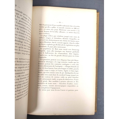 GHIKA PRINCE NICOLAS D. Cinq Mois au Pays des Somalis. Half title with ...