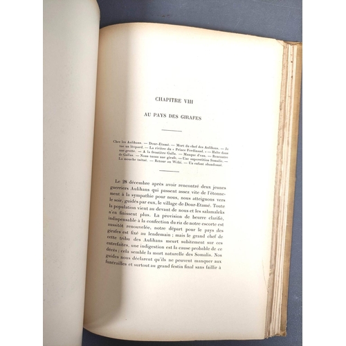 GHIKA PRINCE NICOLAS D. Cinq Mois au Pays des Somalis. Half title with ...