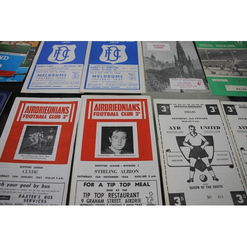 Approximately fifty 1960s and 70s Scottish football programmes.