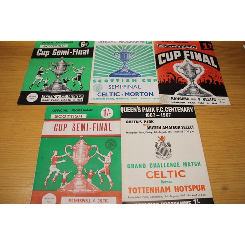 Approximately fifty 1960s and 70s Scottish football programmes.