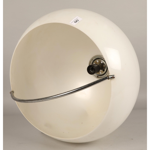 Italian Rolly ceiling lamp in style of Guzzini, made in 1972
