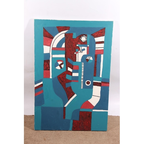 ERIC RITCHIE (Scottish b1934), abstract, oil painting on canvas ...