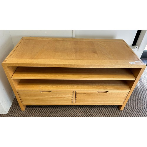 Ercol contemporary oak TV stand