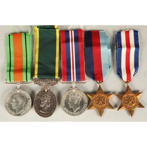 Five British medals awarded to Mr. William Allan, to include ...