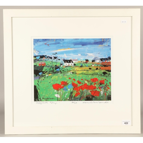 Hamish MacDonald'Poppy Field, Skye'Framed print, no. 266/65030cm x 36cm