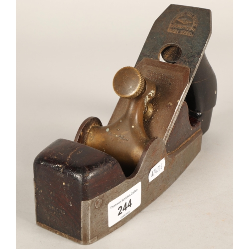 Block plane by Stewart Spiers of Ayr with 'Robertson' inscription