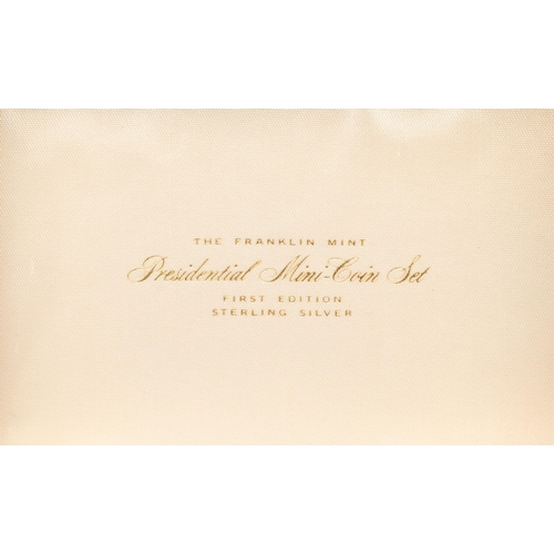 Presidential mini coin set by Franklin Mint, First Edition Sterling ...
