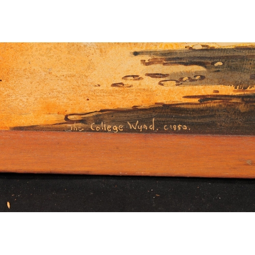 WILLIAM INGLIS (Edinburgh artist), The College Wynd c1850, oil on board ...