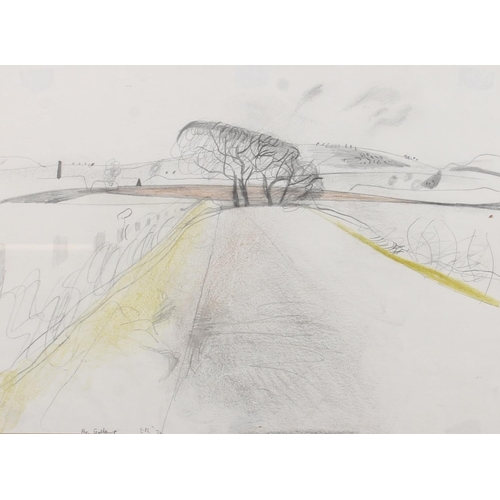 ERIC RITCHIE (Scottish b1934), Near Gullane, pencil drawing, signed ...