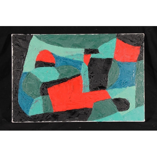 ERIC RITCHIE (Scottish b1934), abstract, oil painting on canvas ...