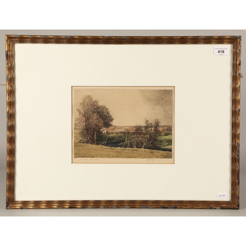 George Houston RSA RI RSW (1869 - 1947), 'Spring', Framed coloured ...