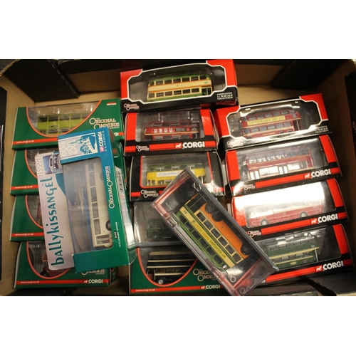 Corgi Original Omnibus bus models, boxed. (15)