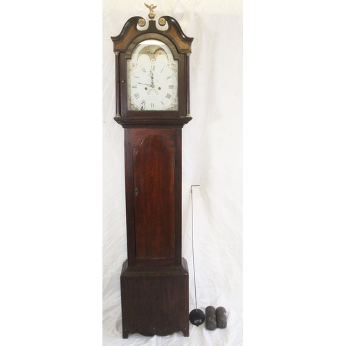 Victorian mahogany cased longcase clock, maker James Bower of ...