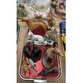 Collection of whippet and greyhound figurines, and a Beswick spaniel