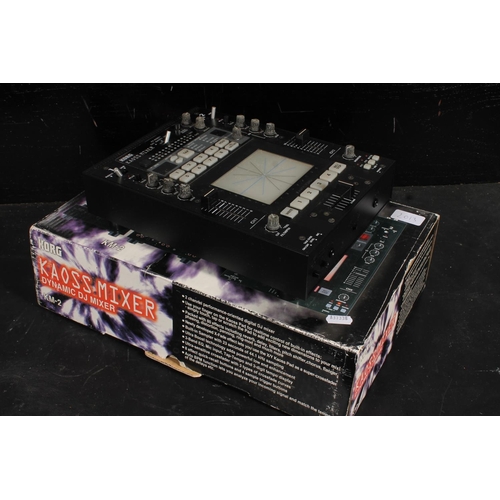Boxed Korg Kaoss Mixer KM2 model.