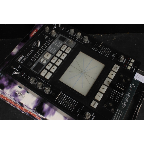 Boxed Korg Kaoss Mixer KM2 model.