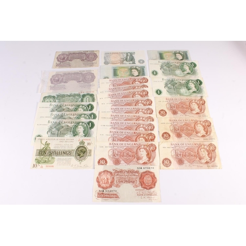 UNITED KINGDOM OF GREAT BRITAIN AND IRELAND ten shilling treasury note ...