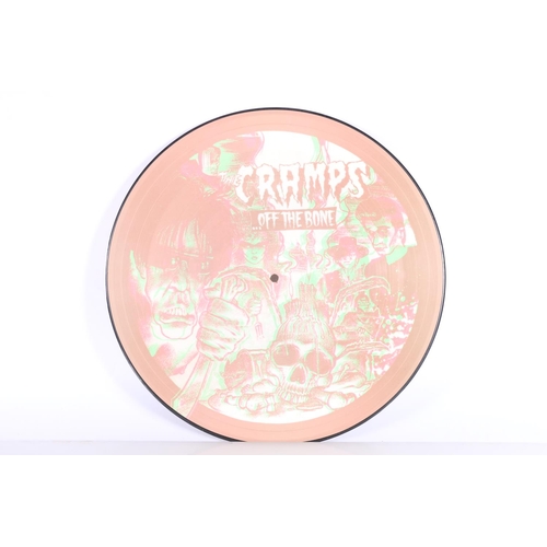 The Cramps Off the Bone on Illegal Records, matrix ILPIC012, 3D picture disc.