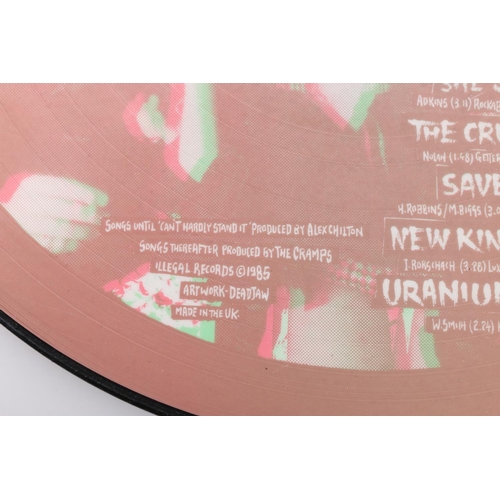 The Cramps Off the Bone on Illegal Records, matrix ILPIC012, 3D picture disc.