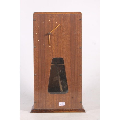 Meccano wooden cased mantle clock.