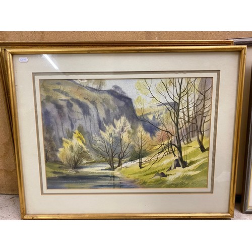 Alan Bailie, three framed watercolours, and another by Moira Revie (4)